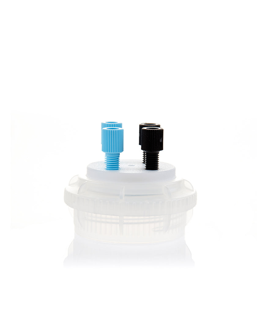 ChromCap 100 HPLC Cap Assy, GL45, Adapter w Plug & Vent Hole, 4 Ports ...